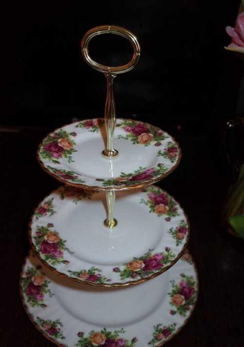 Этажерка Royal Albert Old Country Roses