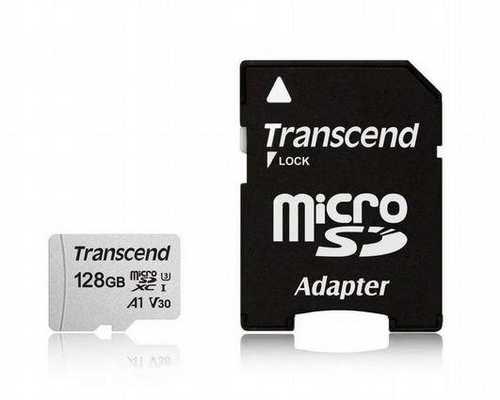 Карта памяти MicroSD 128GB Transcend 300S UHS-I