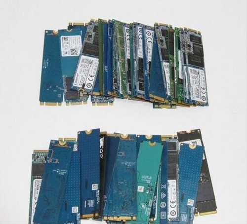 SSD накопитель M2 128-256Gb неисправные