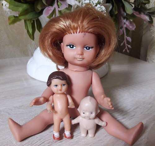 Кукла и пупсы Гдр 1970-е годы. Клеймо AHG. Винтаж