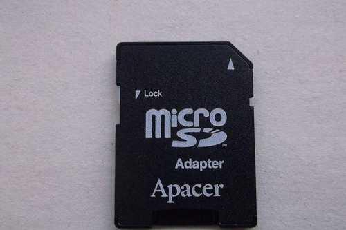Адаптер SD на microSD карта новый