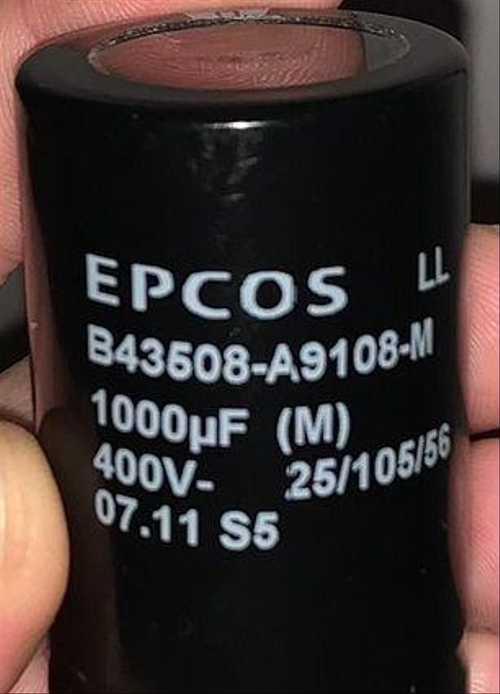 Конденсаторы epcos B43508A9108M