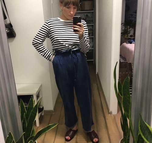 Брюки джинсовые Mango