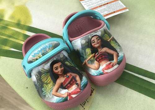 Новые оригинальные сабо Crocs, серия Disney «Moana