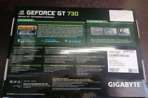 Видеокарта geforce GT 730