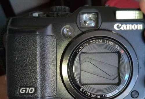 Компактный фотоаппарат canon g10