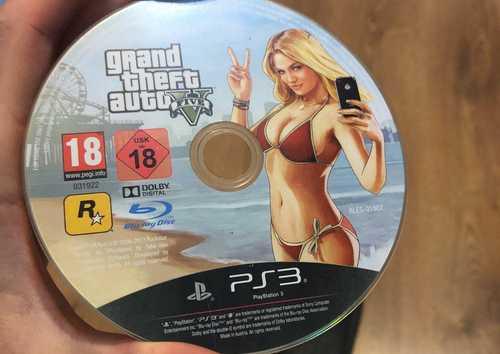 Диск gta5 ps3