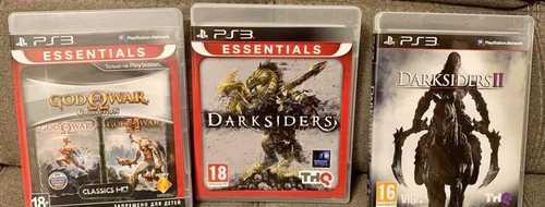 Игры PS3 Darksiders 1,2 и GOD OF WAR