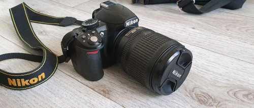 Зеркалка Nikon D3100 c объективом 18-105