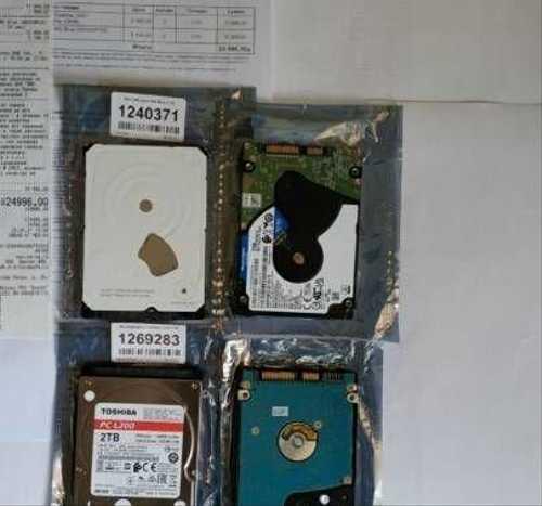 Жесткий диск 2,5" WD Blue 2Tb Toshiba L200