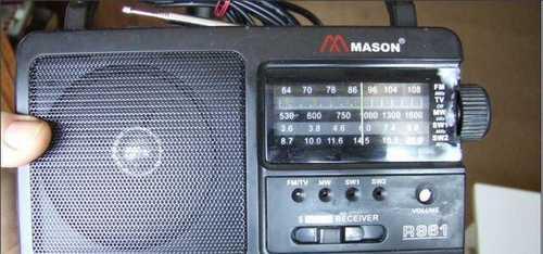 Радиоприемник mason-R961 -укв/фм/кв/220В/3В