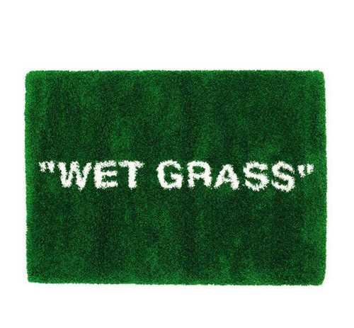 Ковер Virgil Abloh x IKEA markerad “WET grass”