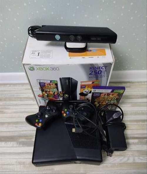 Xbox 360S 324GB Kinect Freeboot