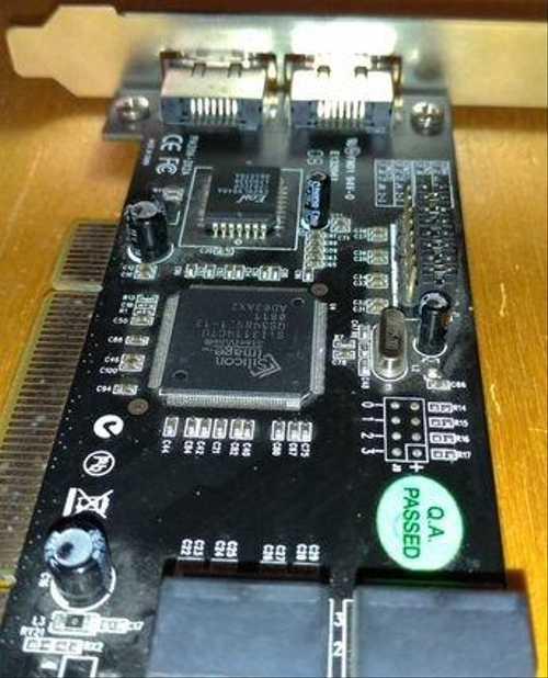 Контроллер PCI, 4 SATA, 2 esata