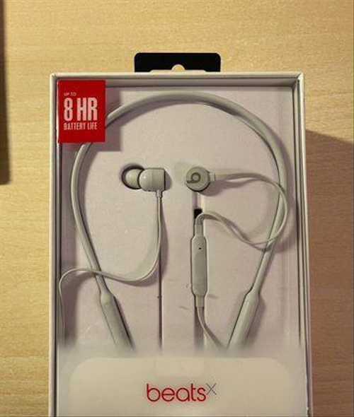 Наушники Bluetooth BeatsX Satin Silver