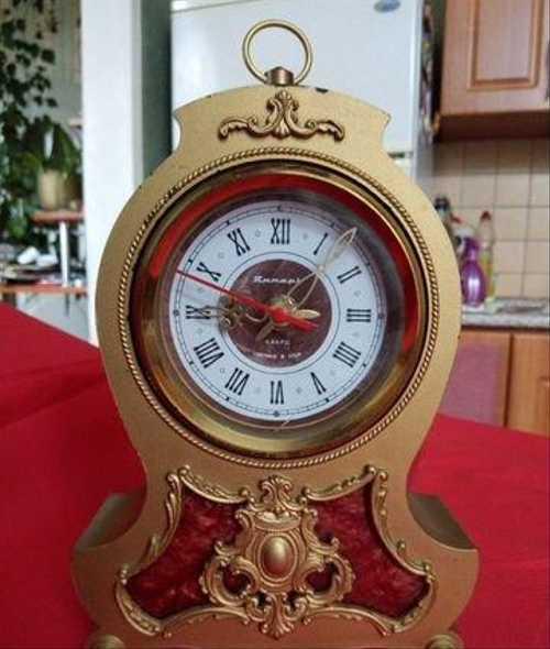 Часы каминные \настольные\ Янтарь - СССР