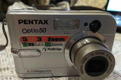 Цифровой фотоаппарат pentax Optio50