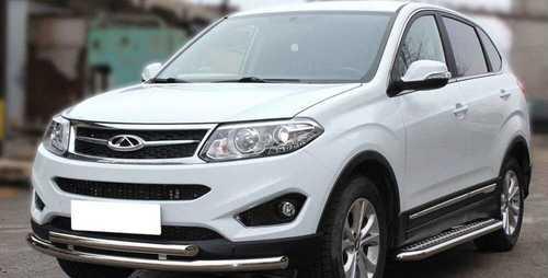 Пороги подножки на Chery Tiggo FL