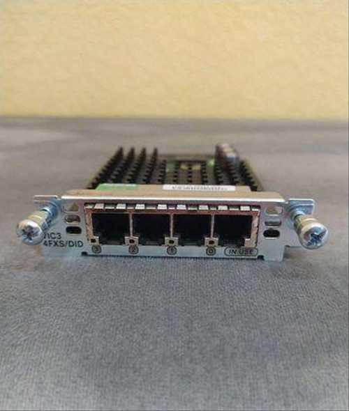 Модуль расширения Cisco VIC3-4FXS/DID