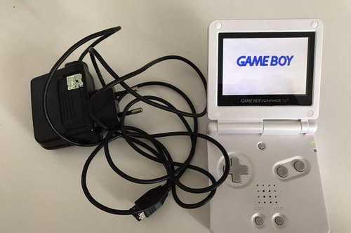 Game Boy advance sp iQue с играми и зарядкой