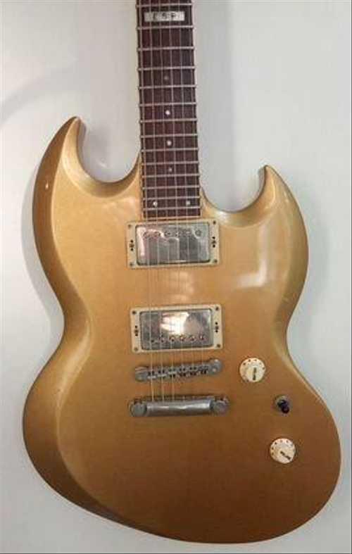 Электрогитара ESP Viper 1997 metallic gold