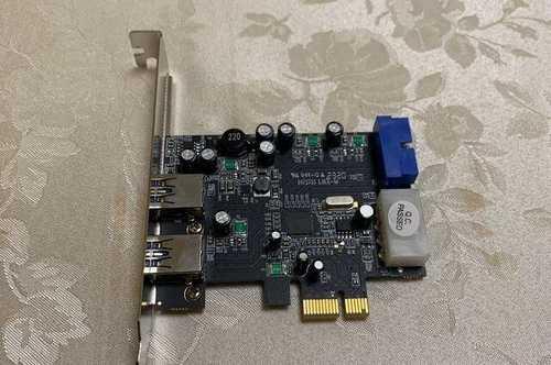 USB контроллер St-Lab PCIe USB 3.0 4-Port (2+2) Ca
