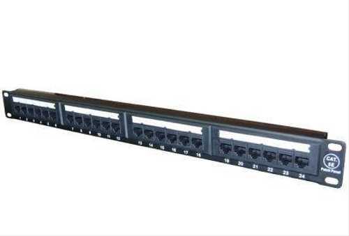 Патч-Панель 24 гнезда RJ-45 CAT5e 19" rexant