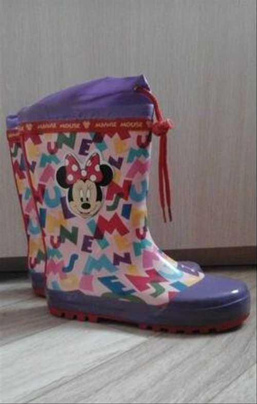 Новые резиновые сапоги Disney Minnie Mouse р-р 33