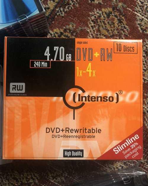 Диск DVD-RW Intenso, Sony DVD-R