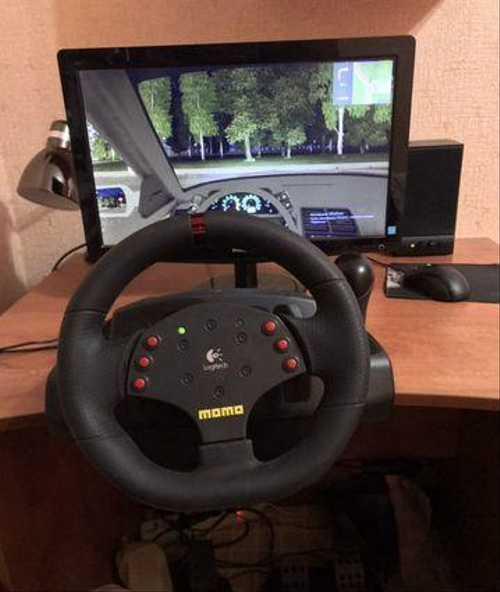 Руль logitech momo racing 900 градусов