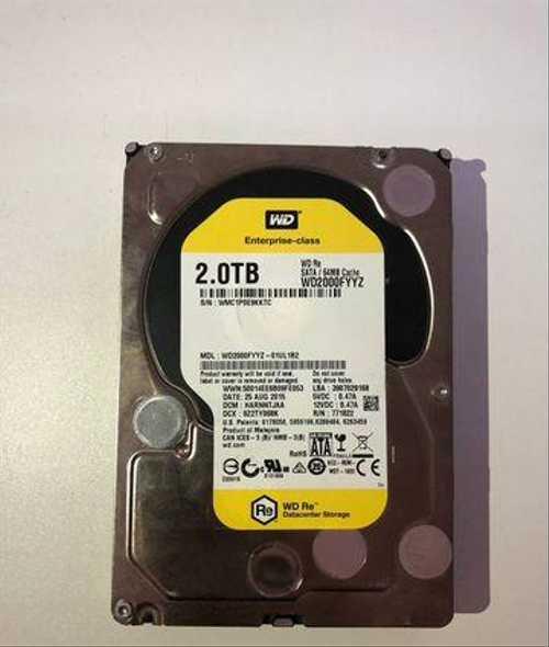 Жесткий диск HDD Western Digital Enterprise 2TB