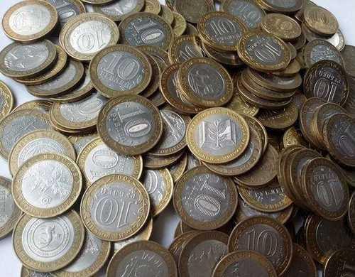 5 - 10 - 25 рублёвые монеты / одним лотом