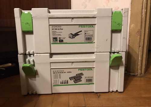 Festool Domino DF 500 Q-Set + комплект дюбелей и ф