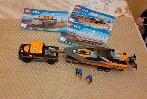 Lego City 60085 Внедорожник 4x4 с гоночным катером