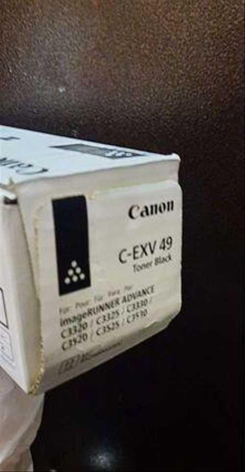 Картридж Canon C-EXV49 black
