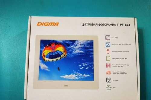 Цифровая фоторамка digma pf 843 bk обзор