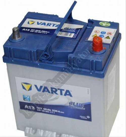 Аккумулятор Varta A13 40 А.ч