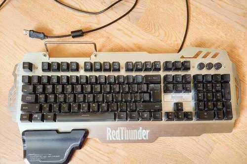 Игровая клавиатура RedThunder RGB полумеханическая