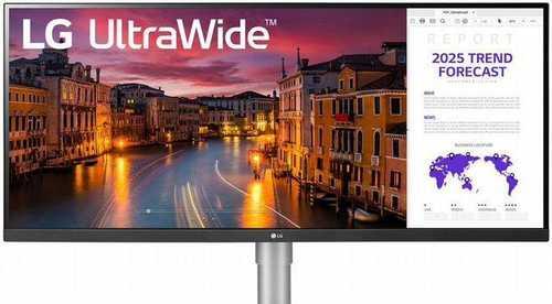 Новый Монитор LG UltraWide 34WN650 34", белый 34w