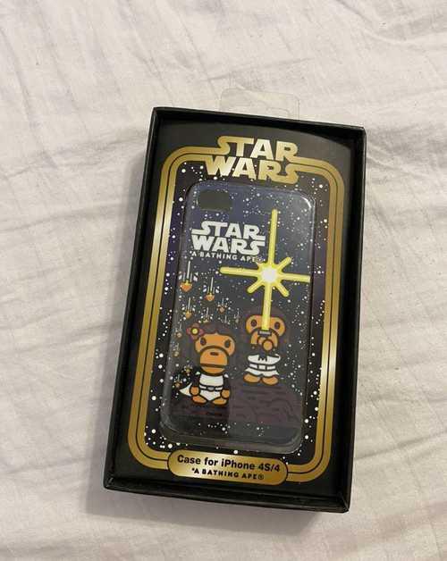 Чехол на iPhone 4s/4 Bape x Star Wars