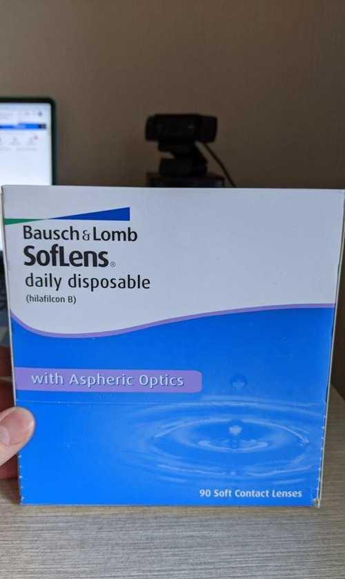 Контактные линзы Bausch + Lomb SofLens Daily Dispo
