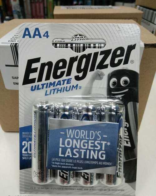 Батарейка литиевая AA Energizer Ultimate Lithium