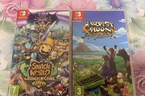 Nintendo switch Snack World и Harvest Moon