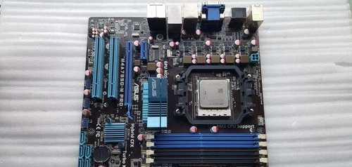 Комплект S-AM2+ AMD785G+Athlon ii X2 215