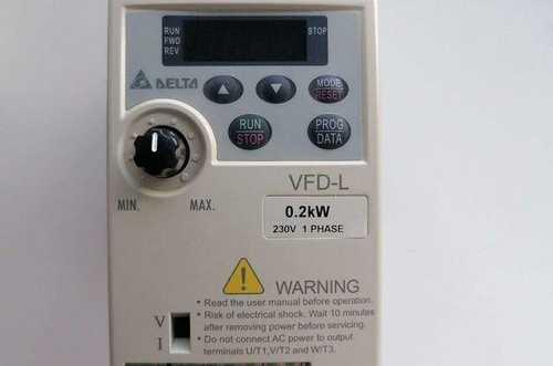 Частотный преобразователь Delta VFD002L21A