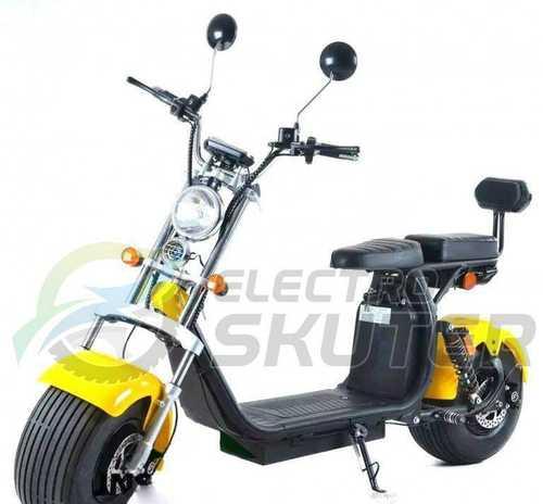 Электроскутер Citycoco Harley X10 2000W, 20А 60В Ж