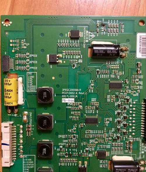 Плата led driver 3pegc20008a-r pclf-d002