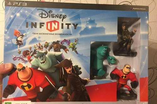Disney infinity 1.0 ps3 + фигурки