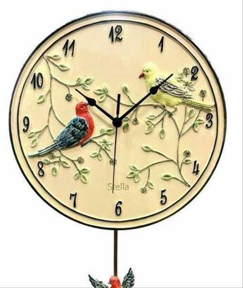 Настенные часы Stella "Совещание птиц", 30 см
