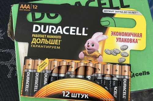 Батарейки duracell AAA